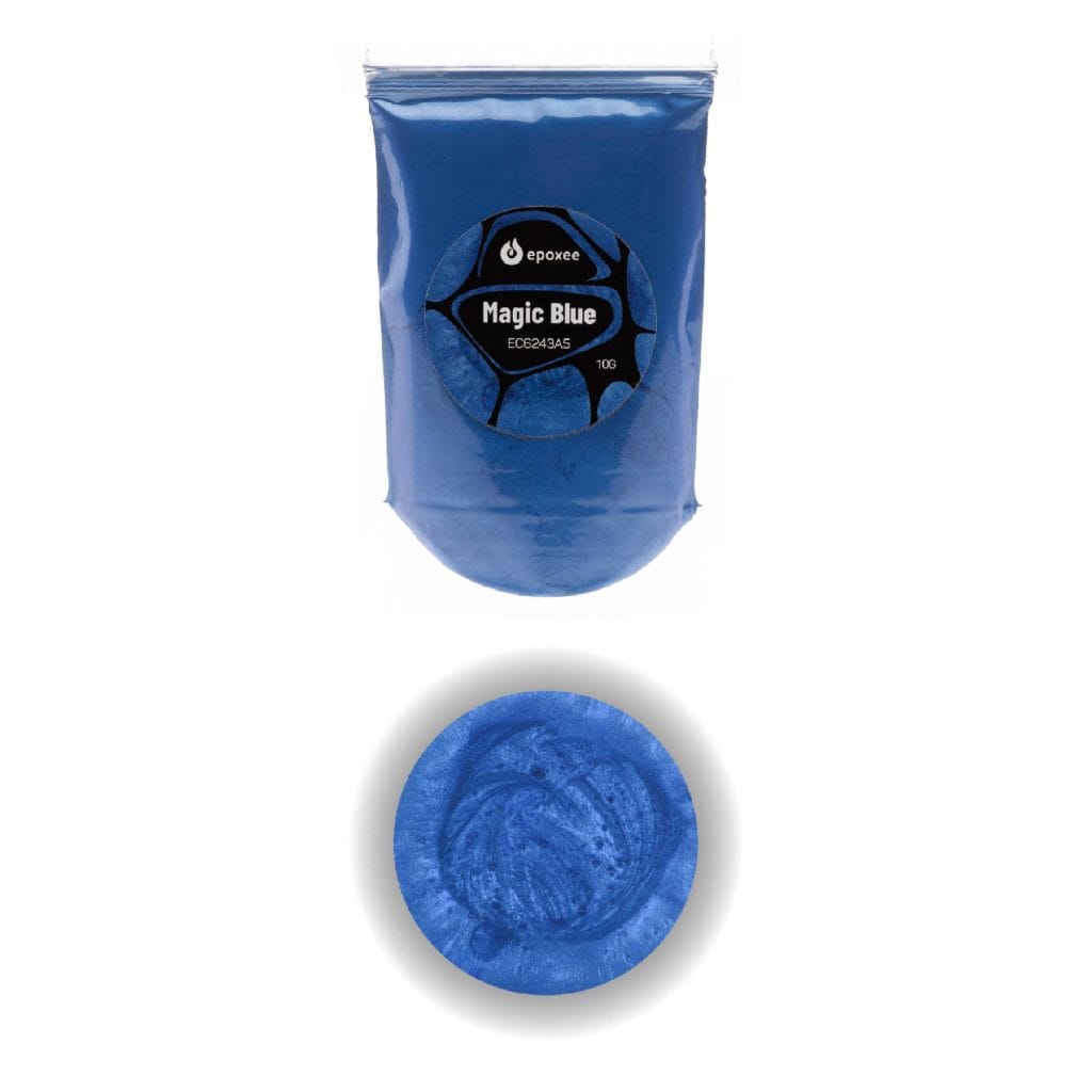 Pigment metalic pulbere MICA – Magic Blue - epoxee.ro